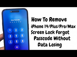 How To Remove iPhone 14 Series Forgot Screen Lock Without Data Losing! Unlock iPhone 14|Plus|Pro|Max