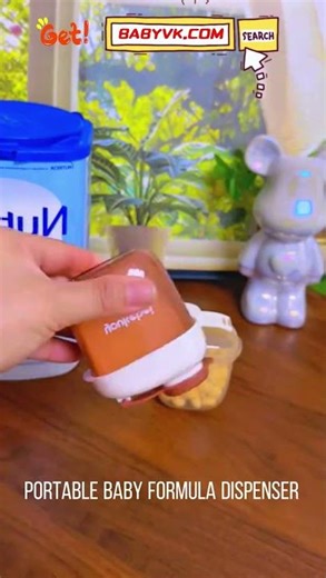 Portable Baby Formula Dispenser: Store Formula & Snacks Anywhere #BabyFormula #NewParents