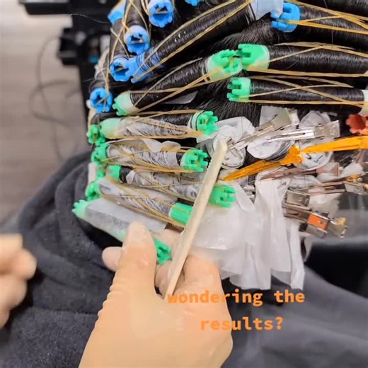 Pin Curl Perm on Short Hair Tutorial