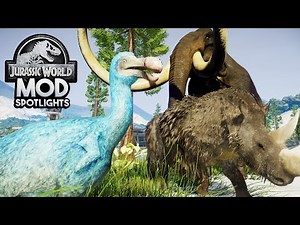 PLEISTOCENE PARK! Woolly Rhinos In Jurassic World! | Jurassic World: Evolution Mod Spotlight