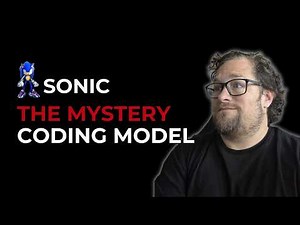 I think I know who made the latest stealth AI coding model Sonic!