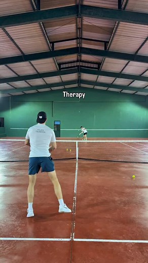 8.3K views · 97 reactions | My type of therapy ______ #tennis #tennisislife #tennispractice #tennisplayer | Filipe Teixeira | Facebook