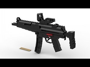 Lego: Shell Ejecting MP5 Instructions (Working)