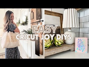 *EASY* CRICUT JOY DIYS 2024 | BEGINNER FRIENDLY CRICUT PROJECT IDEAS