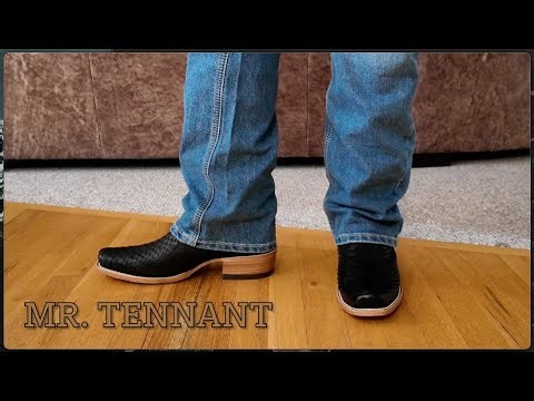 Ariat Futurity Streak Cowboy Boot in Matte Black Python Unboxing and First Impressions