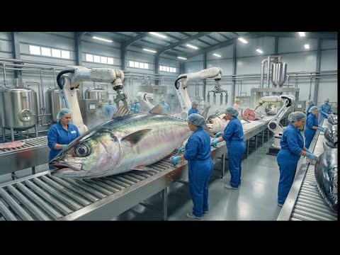 How Canned Sardines Are Made | Inside a Modern Sardine Factory (Full Process)