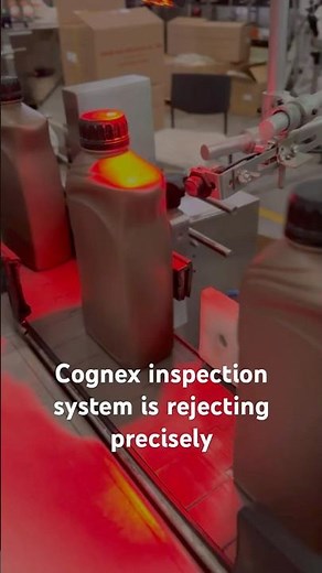 Cognex Inspection System is working perfectly with accuracy in rejection and inspection