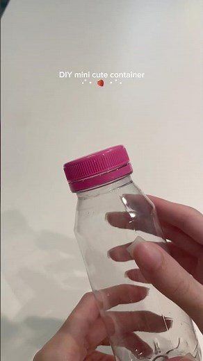 quick DIY 🍓🫙 cute container from bottle caps 🥰 #diy #tutorial #cute #craft #idea