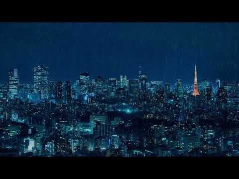 🌧 Night City Rainfall with Bright Lights Reflecting on Streets Heavy Storm Ambience 7 Hours 🌙🏙💦