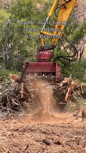 Vares Contracting is making it look easy! #MulchingMagic #VaresContracting #Fecon #QuickMulching | Fecon