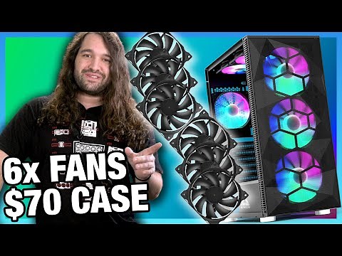 Cheapest High Airflow Case: 6 Fans for $70 Montech X3 Mesh