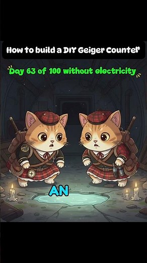 Day 63 of 100: How to build a DIY Geiger Counter in a world without electricity? #survivalskills