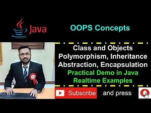 OOPS Concepts - Class, Object, Polymorphism, Inheritance, Abstraction, Encapsulation -PRACTICAL Demo