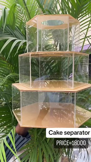 Cake Separator | Acrylic Cake Stand Decor | Sandy Cake Store