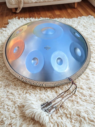 Silver Shine Handpan - 9-note, 440hz, D Kurd, Stainless Steel - Price Includes Free International Delivery - Etsy