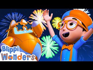 How Does a Firework Explode? | Blippi Wonders | Educational Cartoons for Kids | Blippi Toys