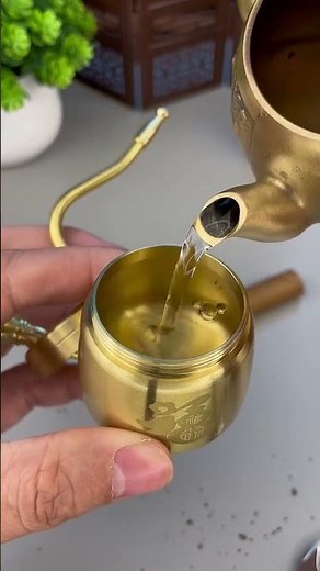 Brass lucky bag water filter pipe#trending #viral #short video,path,021