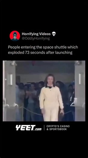 Oddly Horrifying on Instagram: "On January 28, 1986, millions of people watched live as the Space Shuttle Challenger lifted off from Kennedy Space Center in Florida only for the mission to end in disaster just 73 seconds later when the shuttle broke apart in midair. All seven astronauts were k*lled, including Christa McAuliffe, a schoolteacher chosen to become the first civilian in space. For her students, and for viewers across the nation, the moment was devastating. The cause was later traced