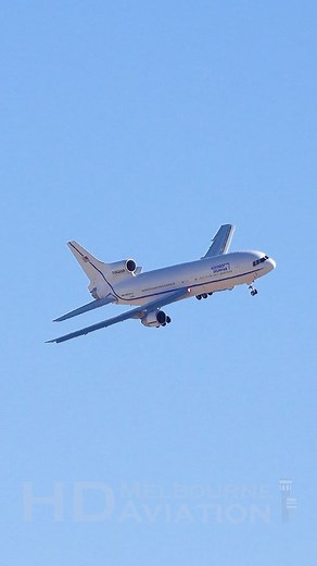 186K views · 8.4K reactions | ✈️ Lockheed L-1011 Tristar performs a very sharp bank before arriving into Mojave Airport  deep within the California desert! This is the last flying L-1011 in the world  Follow for more aviation content from around the globe  @northropgrumman | HD Melbourne Aviation | Facebook