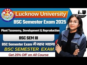 B.Sc. BOTANY 3rd Semester || UNIT-1 || Lec-1 Basics of Taxonomy || Versha M'am || LU Update|NEP 2025