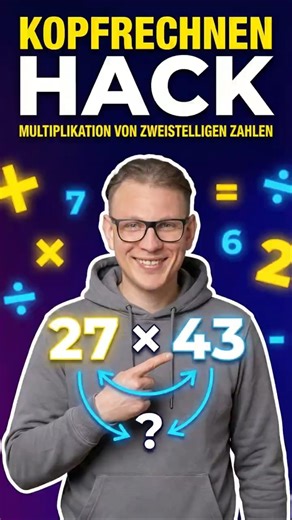 Zweistellig im Kopf rechnen 🧠Dieses System macht Mathe plötzlich leicht #lassmalquatschen