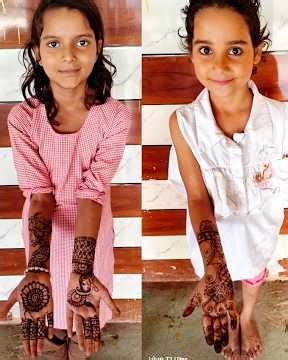 अपने विद्यालय PS GARHINOABAD no.2में आयोजित हुए मेंहदी प्रतियोगिता की कुछ झलकियां #mehandi