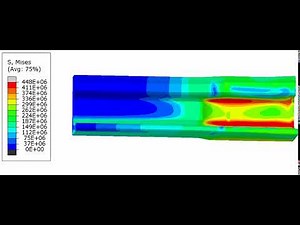 Simulating hot rolling process in Abaqus