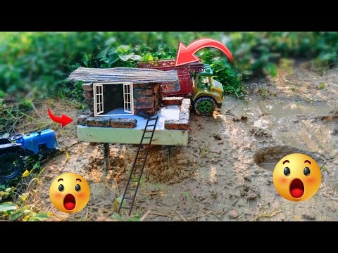 Gas Tank Explosion Causes House Fire | Diy Mini Fireproof Brick House science Project step by step