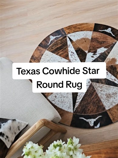 Our Texas Cowhide Stars are more than just a floor covering, a symbol of Texan pride, blending artistry with sustainable craftsmanship. Each rug is handcrafted by skilled artisans who carefully match five different premium cowhides to create the iconic star design, exclusive to eCowhides. These patchwork rugs are made with meticulous attention to detail, honoring the rich heritage of Texas while enhancing your home with a one-of-a-kind, durable statement piece. The cowhides are hand-selected to 