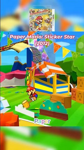 Evolution of Paper Mario Games (2000-2024) #shorts #nintendo #mario