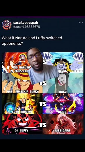 Naruto vs. Luffy: Who Would Win if They Switched Opponents?