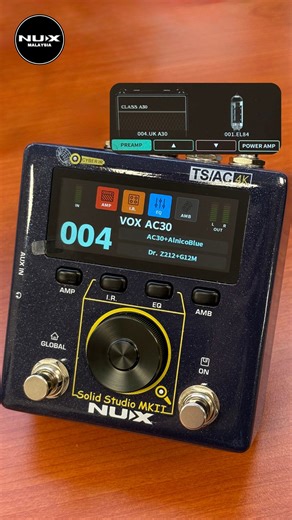 Amp. Cab. IR. Tone. ✅ The NUX Solid Studio MKII brings classic amps like V AC30, F Deluxe Reverb to your pedalboard with jaw-dropping realism. ⚡ #nux #nuxmalaysia #solidstudio #solidstudiomkii #amp #guitar | LBS Music World | Facebook