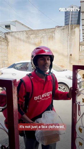 Delhivery on Instagram: "Celebrations mean a lot to you, and delivering your packages with care means a lot to us. Here’s our little ritual before your festivities begin!​"