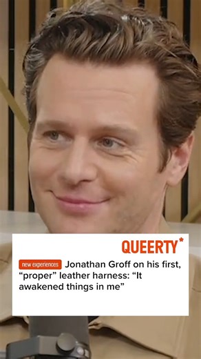Queerty on Instagram: "Actor Jonathan Groff sat down with podcaster Evan Ross Katz for a candid and wide-ranging interview this week. At one stage during the “Shut Up Evan” podcast, the talk turned to leather. As previously reported, Groff bought a pair of chaps to wear to Beyoncé’s Cowboy Carter tour. Follow the link in bio to read more."