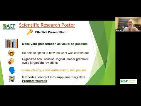 How to Prepare GREAT Abstract and Poster Presentations - NYACP 5.4.22