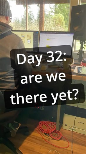 When should I start building? 100 Day Challenge - day 32