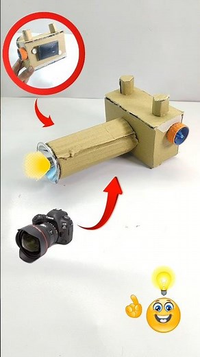 How to make mini camera at home || simple science project #shorts