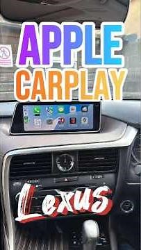 ✅ Lexus RX 450h 2018 - Wireless Apple CarPlay, Android Auto, Original Rear Camera onto OEM #lexusrx