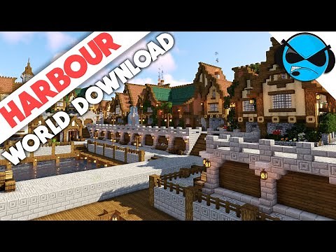 Minecraft Harbour World Tour and Download | Minecraft Docks Village