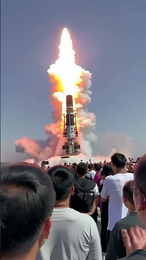 Rocket Launch Failure: Engine Malfunction Leads to Mid-Air Explosion