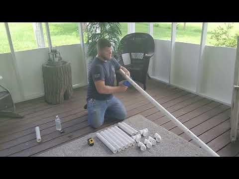 A quick tutorial on how to build sturdy PVC target stands!