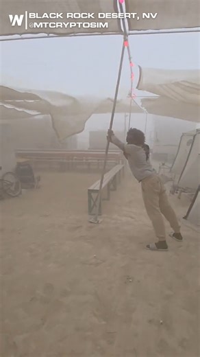 Scenes from Burning Man looked straight out of a sci-fi film. Blustery wind gusts up to 45 mph ripped through the Black Rock Desert, unleashing whiteout conditions. The storm toppled campsites and left several art installations damaged. | WeatherNation