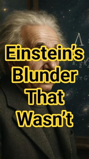 Einstein’s Biggest Blunder That Solved the Universe 🌌 | Cosmological Constant Explained