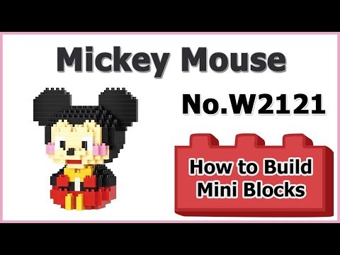 How to Build Blocks Mickey Mouse - LeleBrother W2121 Instructions Specifications