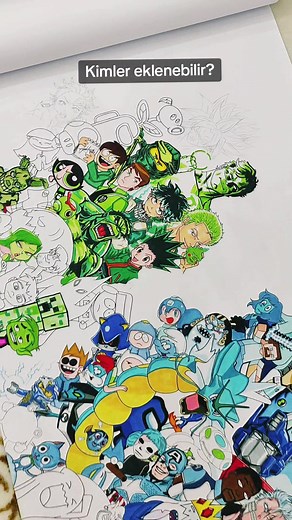 Kimler eklenebilir? #art #artwork #artist #drawing #sketch #sketching #artistsoftiktok #artistatiktok #çizim #çizimlerim #cizim #çizimvideoları #çizgifilm #cartoon #anime #animation #animasyon #marvel #disney #pixar #hulk #greenlantern #superman #zoro #luffy #onepiece #tanjiro #ekubo #mobpsycho100 #naruto #songoku #dragonball #fnaf #sonic #powerpuffsgirls #ninjago #lloyd #jay #springtrap #southpark #minecraft #undertale #adventuretime #spiderman #deadpool #ironman #baymax #redhulk #casper #jujut