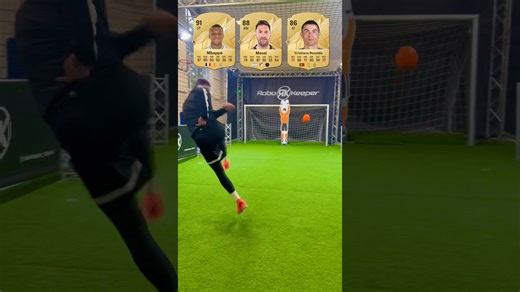 Man vs Machine: Soccer Players Take on a Robot Keeper!