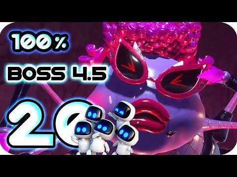 Astro Bot: Rescue Mission Walkthrough Part 20 | 100% (PS4 PSVR) Boss 4-5 : Swingin' Sister