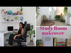 Study room Makeover in Budget || Workspace decor Ideas || Work from home setup