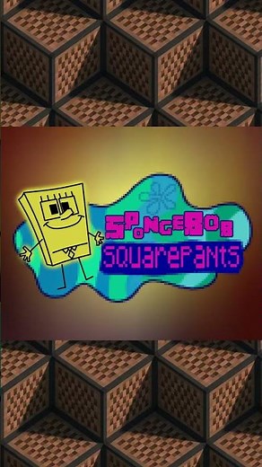 SpongeBob Theme Song in Minecraft with Sound and Note Blocks #spongebob #mineimator #minecraft