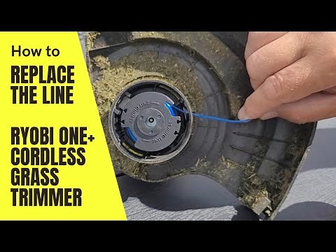 Easy Line Replacement for Ryobi One+ Cordless Grass Trimmer